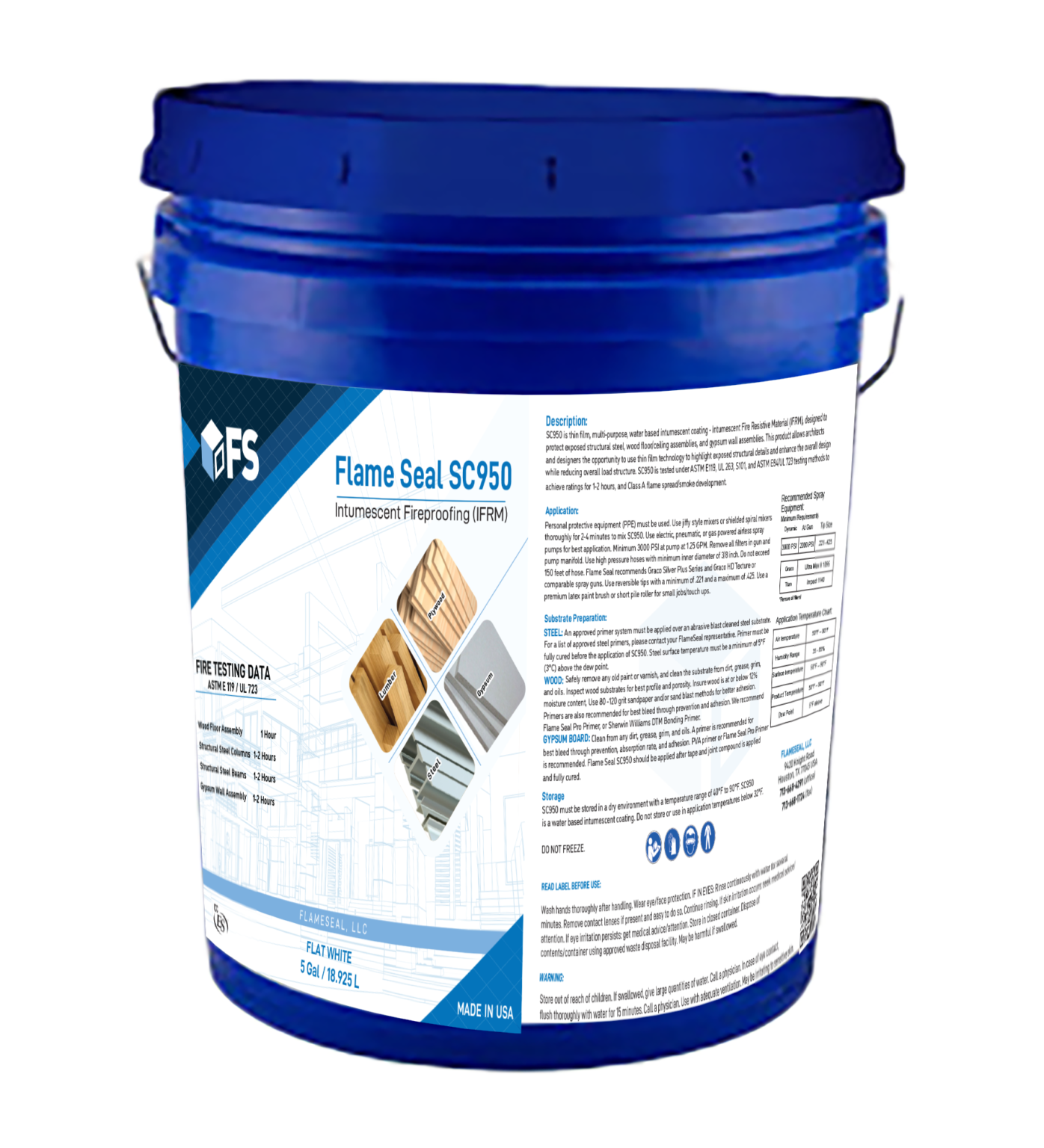 FlameSeal SC950 (Intumescent Fire Resistive Material) - Flameseal